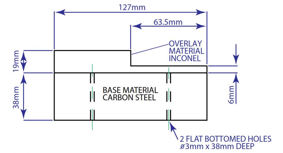 Custom Reference Block - NDT Reference, Calibration, Training Blocks